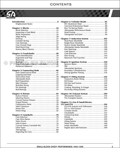 Chevy V8 Performance Guide 400 350 327 305 283 267 265 262 Small Block ...