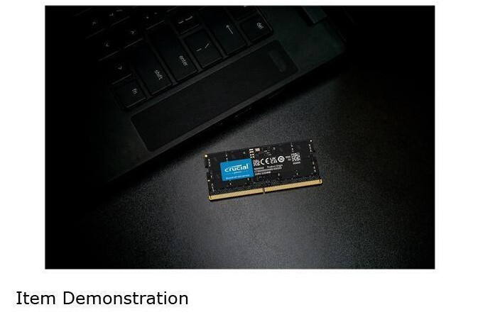 Crucial 16GB 32GB 48GB 64GB 96GB 128GB DDR5 5600 PC5 44800 SODIMM Model ...