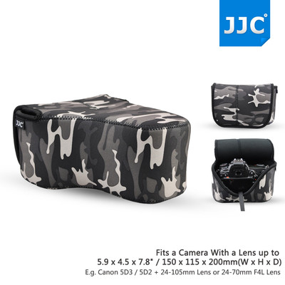 JJC Neoprene Camera Case for Nikon D7500 D7200 D7100 D7000+18-85mm/18 ...