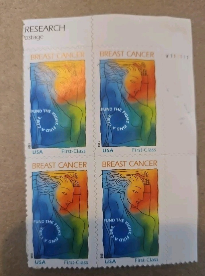Postage Stamps Hospice Care & Breast Cancer (7) | eBay