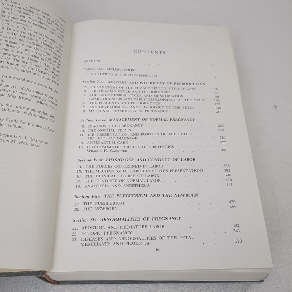 Williams Obstetrics Thirteenth 13th Edition Nicholson Eastman Louis ...