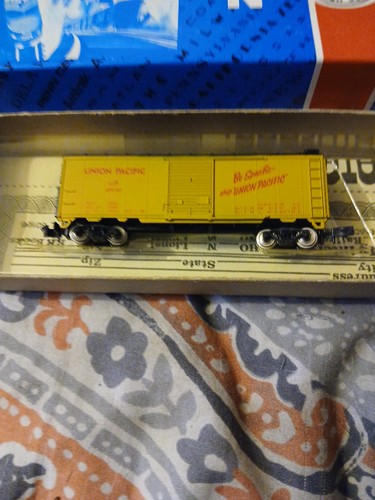 Con-Cor N Scale Union Pacific Box Car U.P. 65810 (554E207R4-2B) | eBay