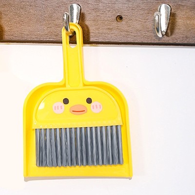 Small Dustpan and Broom Set, Desktop Collect Dust Pan, Mini Desk Sweep ...