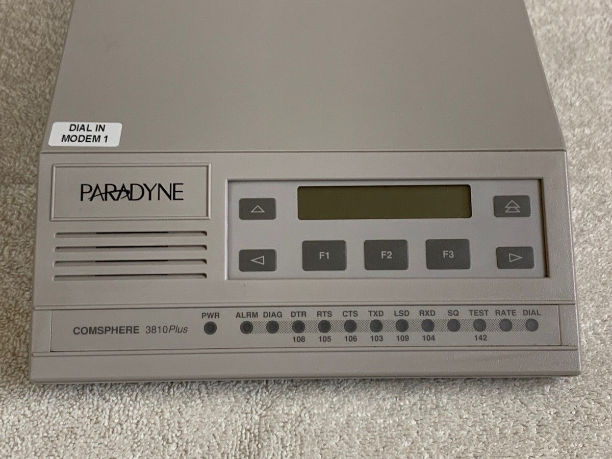 Paradyne Comsphere 3810 Modem 3810a1001 Atown Thrift Online