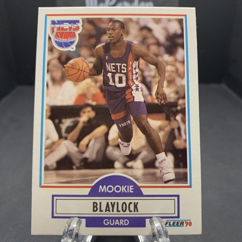1990-91 Fleer Mookie Blaylock #117 Rookie RC New Jersey Nets | eBay