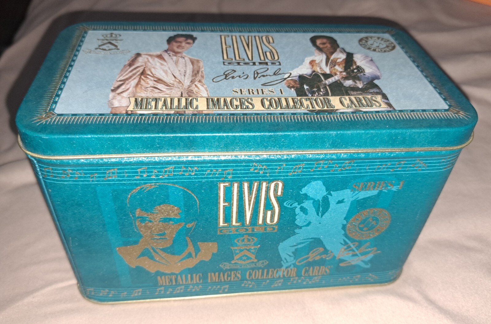 1993 Elvis Presley Gold Series 1 Metallic Gold Images Collector Cards ...