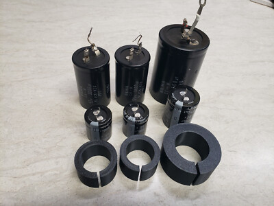 2xPC 35mm to 25mm Vintage Capacitor Recap Rebuilt Retrofit Spacers ...