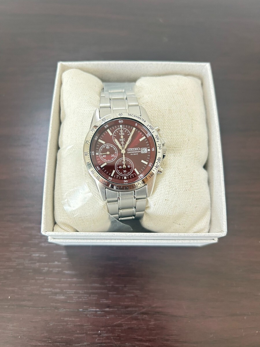 Seiko Spirit Red Men's Watch - SBTQ045 for sale online | eBay