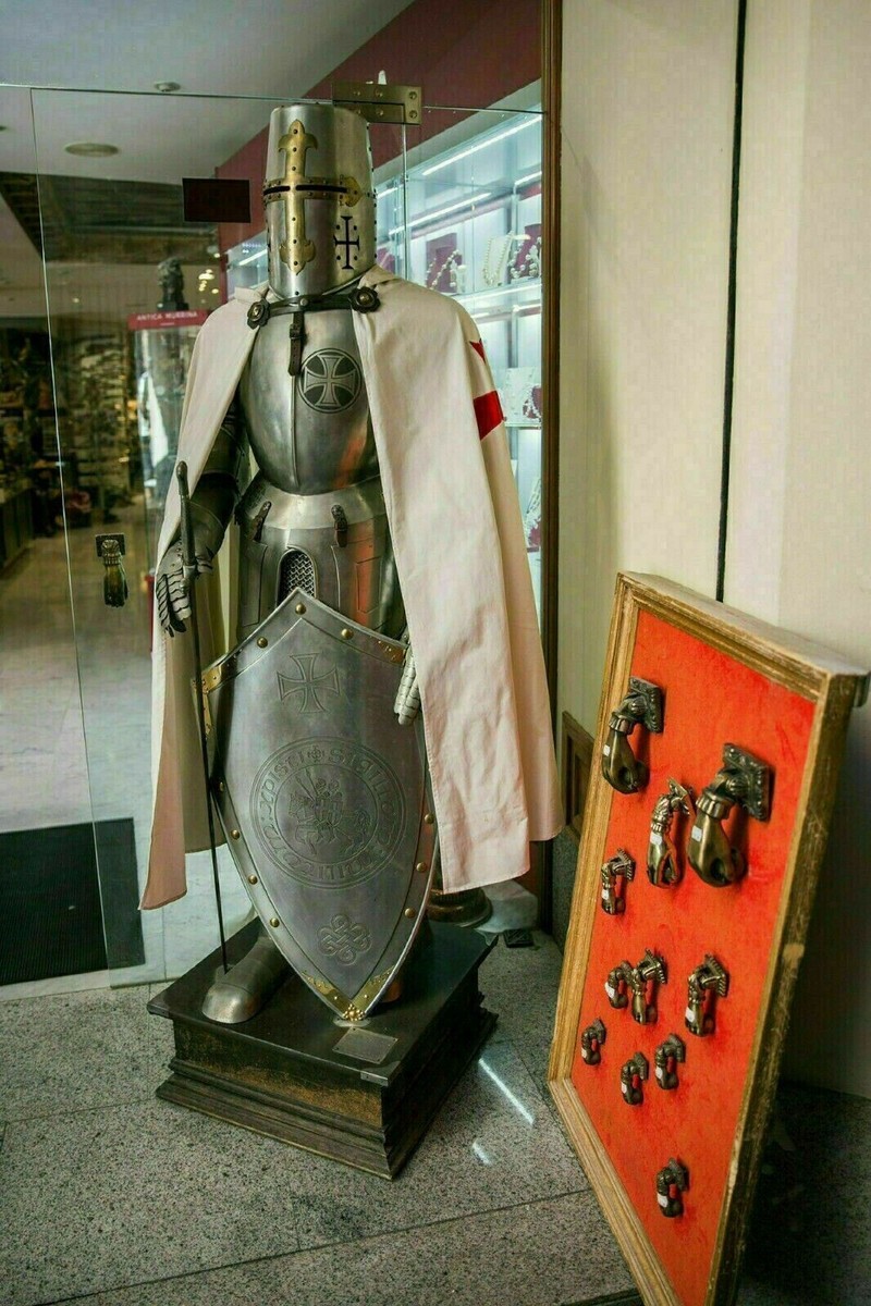 Templar Knights Armor Medieval Knights Templar Armor Suit, Full Steel