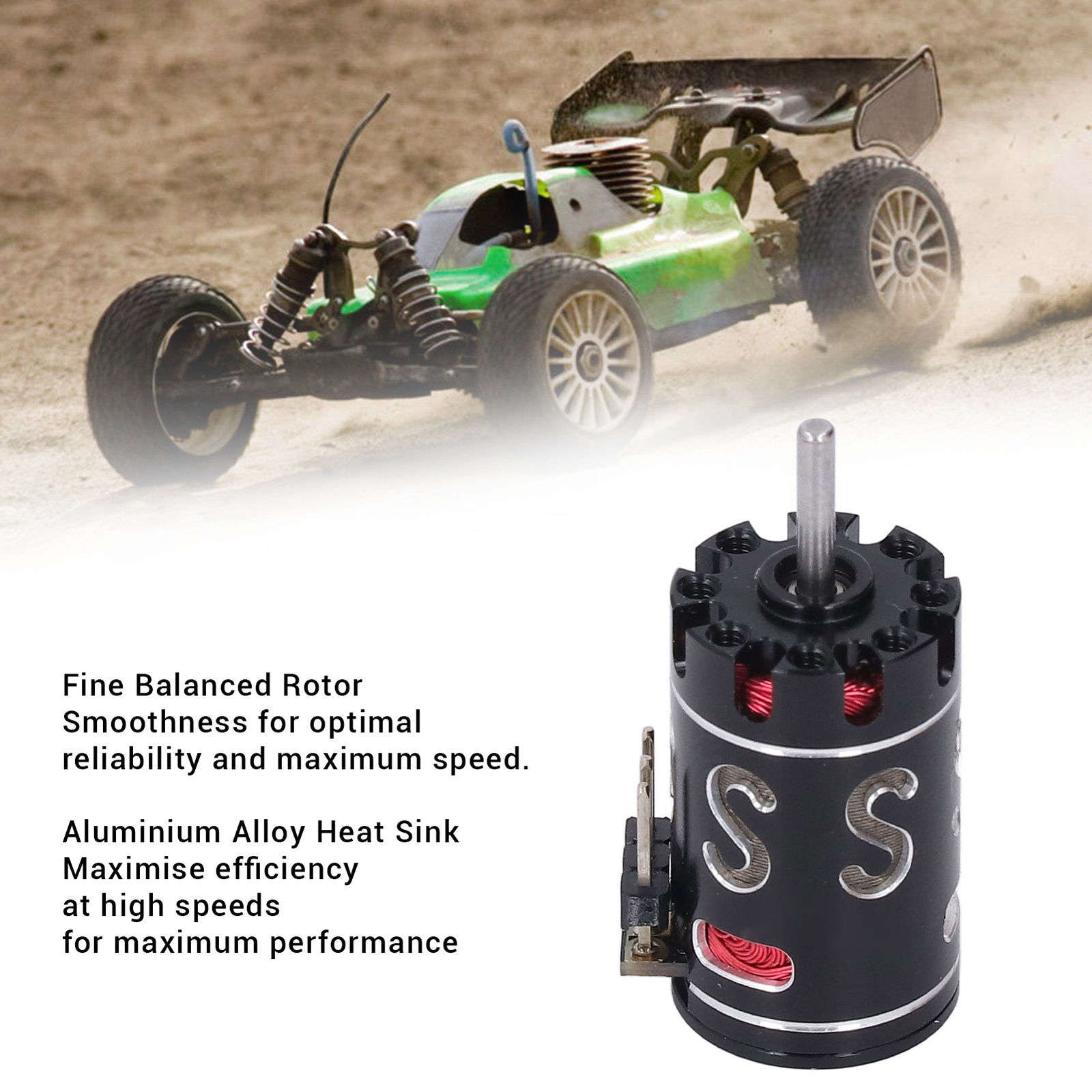 RC Model Car Motor RC Brushless Mini Motor Fine Balanced Rotor High ...