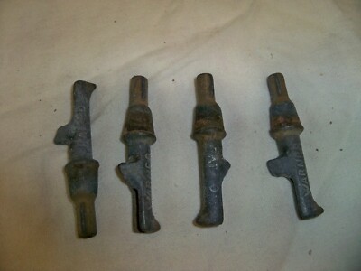 Vintage Lot of 4 Warner Cast Iron Maple Syrup Tap Old Primitives Sap ...