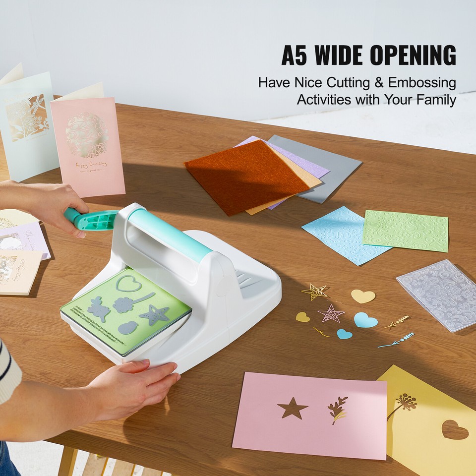 VEVOR Manual Die Cutting Embossing Machine 6" Opening For Art Craft ...
