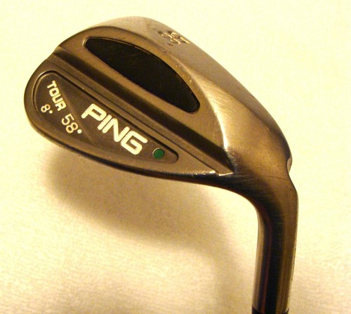 Ping Tour Wedge Green Dot 58* Loft 8* Bounce RH (35" Steel Shaft) | eBay