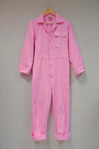 Pink Boilersuit Coveralls Bubblegum Pink - All In One - XS S M | eBay