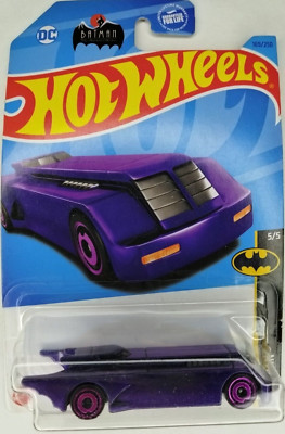 HOT WHEELS BATMAN THE ANIMATED SERIES Batmobile 2017 Purple 169/250 5/5 ...