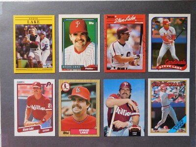 Steve Lake 8 Card Lot | eBay