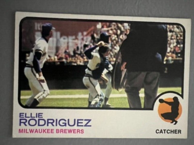 QTY: 1973 Topps Baseball Ellie Rodriguez ( Milwaukee Brewers ) #45 | eBay