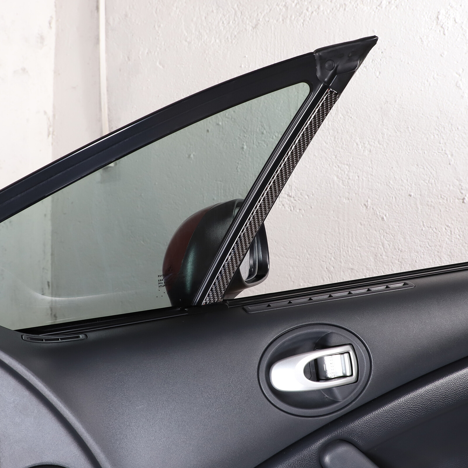 2PCS Carbon Fiber Inner A-pillar Trim Strip For Mitsubishi ECLIPSE 2006 ...