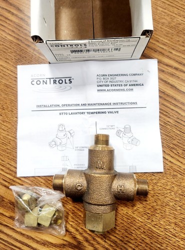 Acorn Controls ST70-38 Lavatory Tempering Valve, 3/8" Compression | eBay