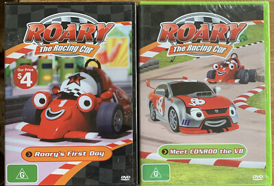 Kids DVD: Roary The Racing Car - Roary’s First Day + Meet CONROD the V8 ...