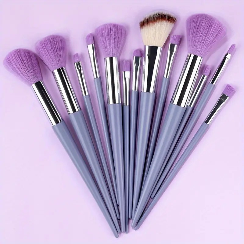13pcs Makeup Brushes Set Soft Fluffy Cosmetics Foundation Powder Blush ...