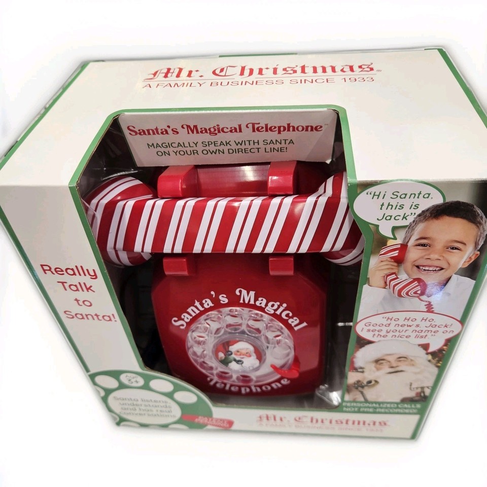 Mr. Christmas Santa’s Interactive Magical Telephone Brand New In Box | eBay