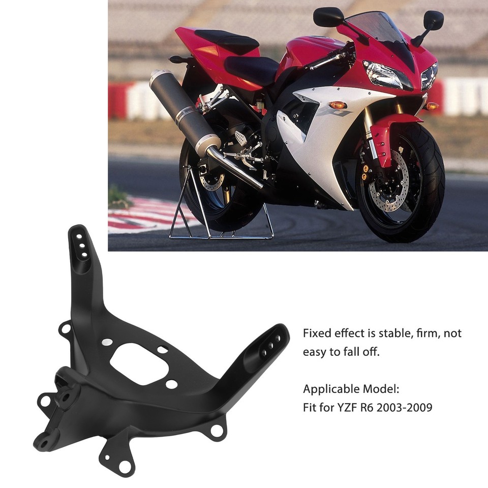 Front Upper Fairing Stay Bracket Aluminum Alloy Motorcycle Headlight ...