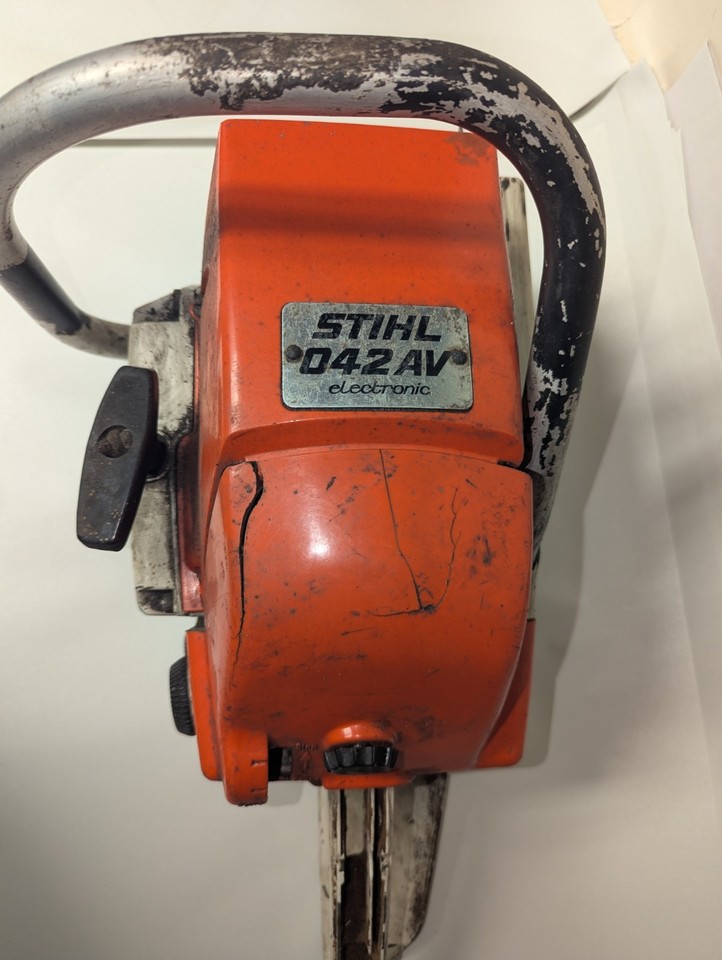 Stihl 042AV Chainsaw Good Compression Missing Parts USED "AS IS" FREE ...