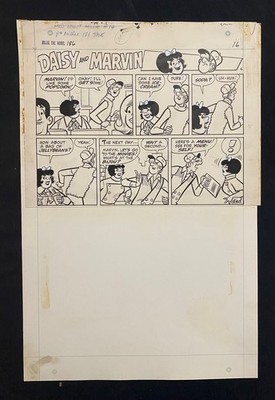Millie The Model #186 Page 16 Original Comic Art Daisy & Marvin | eBay