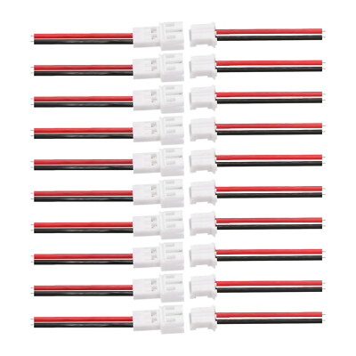 10 Set PH 2.0 Male and Female Connector 2 Pins Connectors with 20cm ...