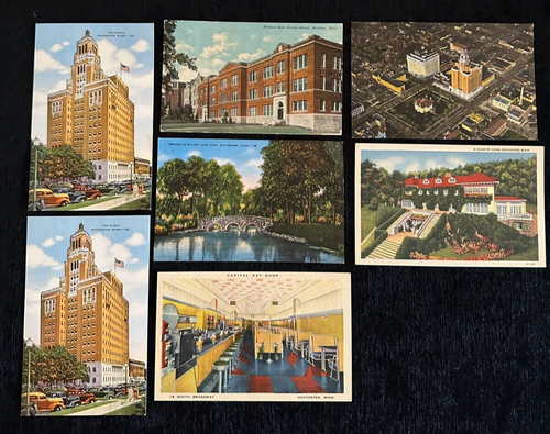 Lot of 6 Rochester MN Postcards Vintage Post Card | eBay