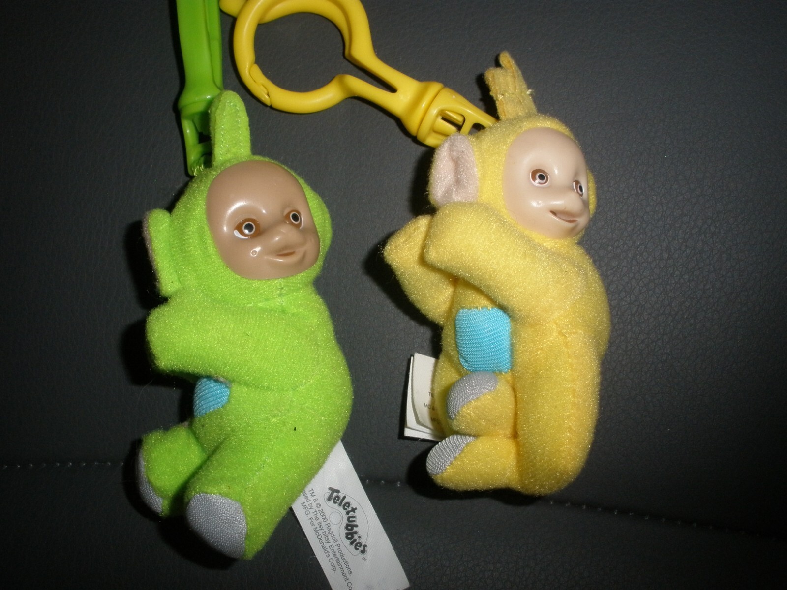 LOT OF 2 TELETUBBIES BACKPACK CLIP-ONS | eBay