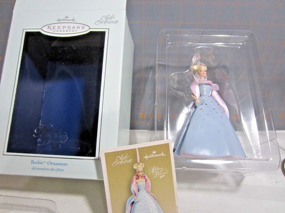 2004 Hallmark QXC4009 "Billions of Dreams Barbie " Ornament | eBay
