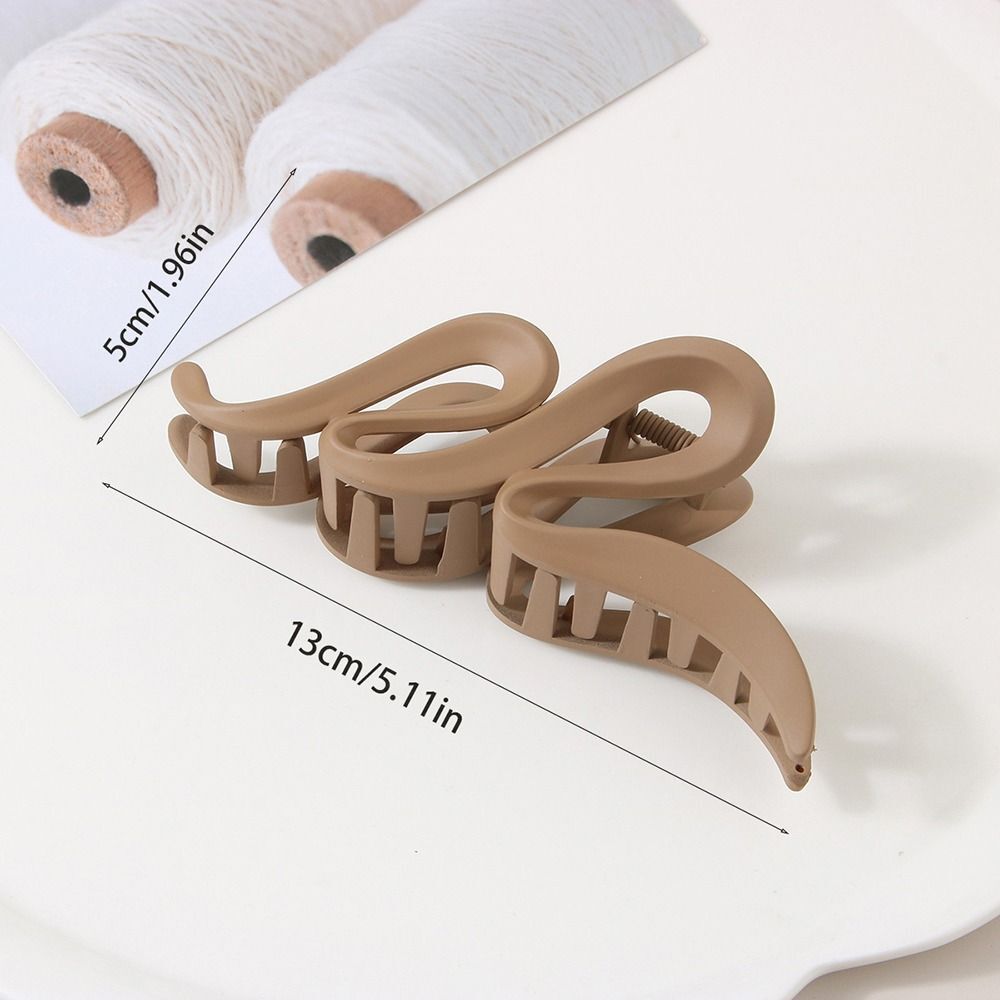 Acrylic Geometric Grip Clip Styling Tools Ponytail Clip Shark Clip ...