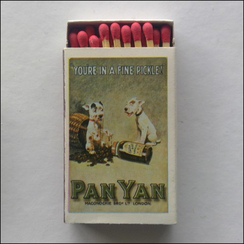 Remember Yesteryear Bird's Custard Powder Pan Yan Pickle Matchbox (MX37 ...