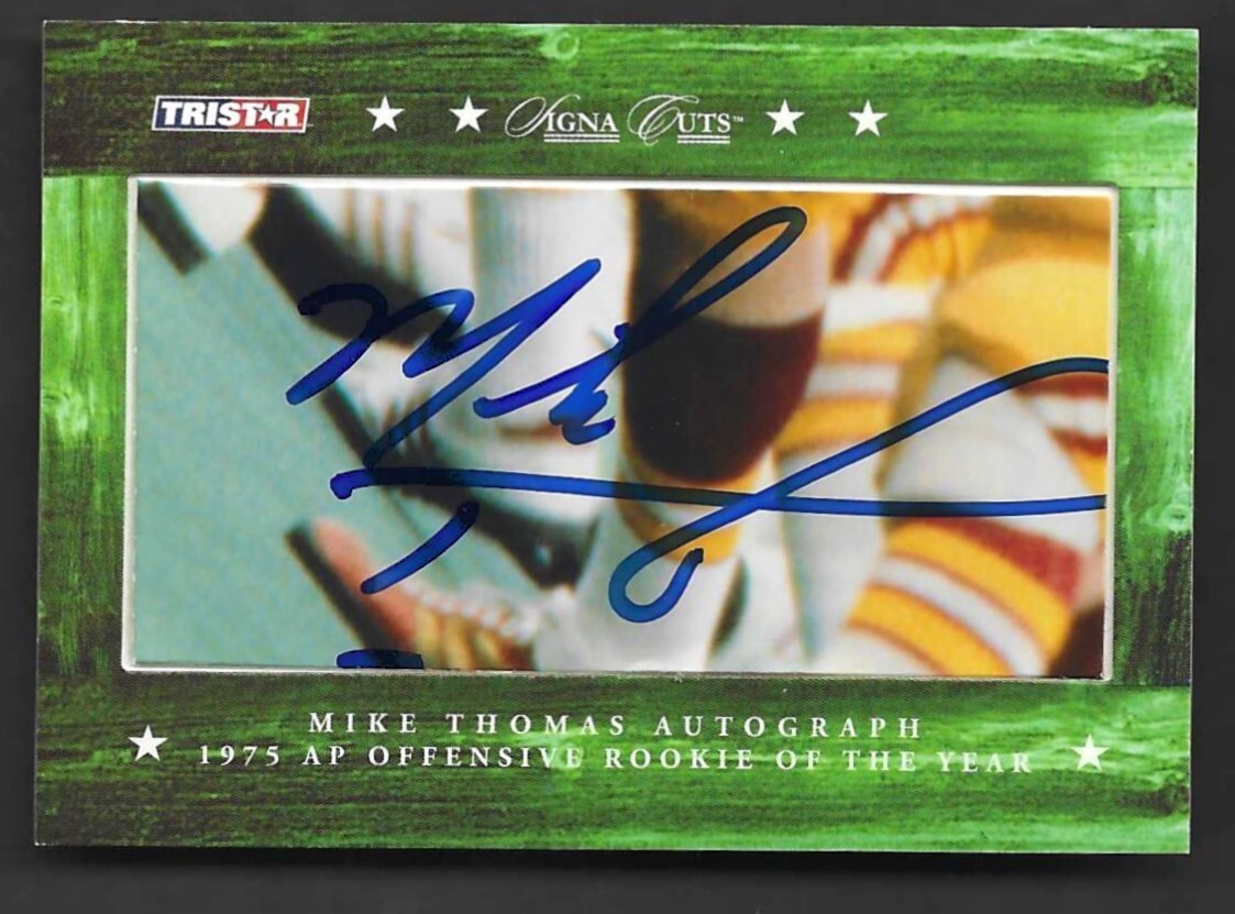 2007 Tristar Signa Cuts Mike Thomas Autograph #190/235 Washington ...