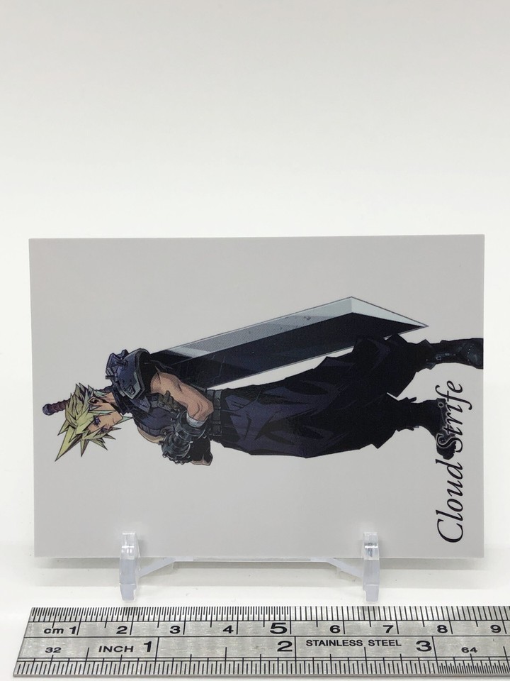 Cloud Strife Final Fantasy VII Art Museum Card TCG Japanese Game Square ...
