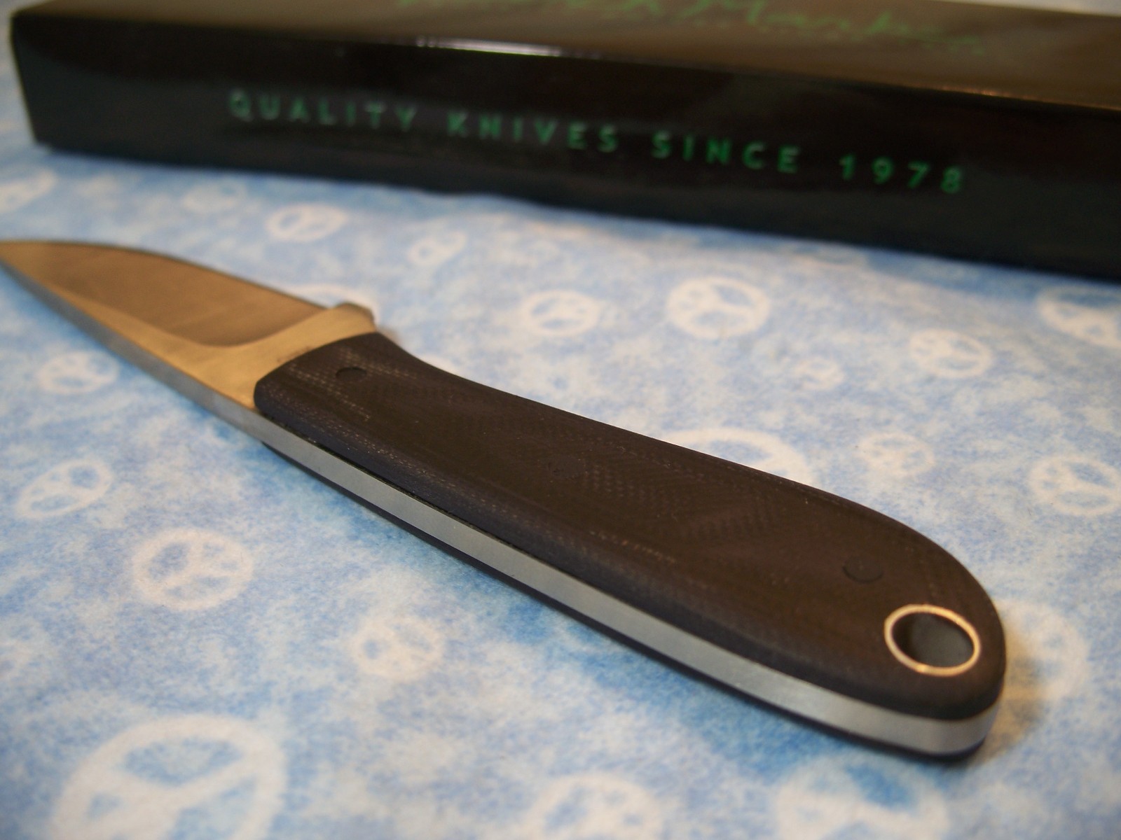 BenchMark - 6" NECK or BOOT knife Backpacker Full Tang w/ Micarta ...