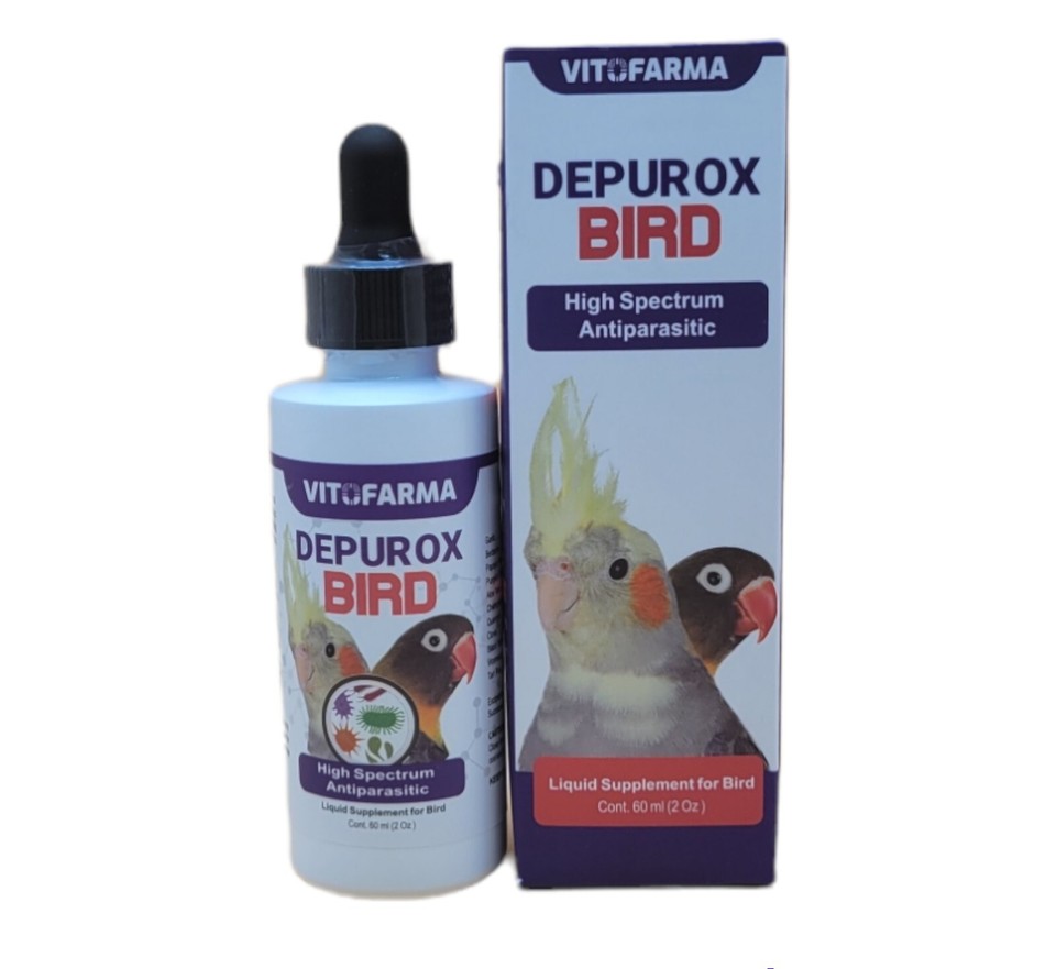DEWORMER FOR BIRDS DEPUROX BIRD VITOFARMA ANTIPARASITIC FOR BIRD 60 ML ...