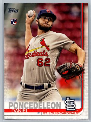 2019 Topps Baseball #140 Daniel Poncedeleon RC St. Louis Cardinals | eBay