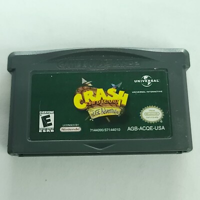 Crash Bandicoot: The Huge Adventure (Nintendo Game Boy Advance GBA ...