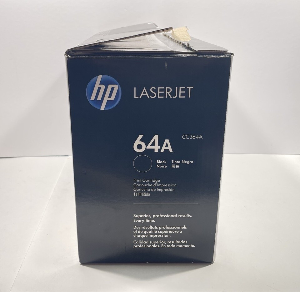 HP CC364A Genuine Toner Cartridge HP 64A Black Toner NO Box NEW ...