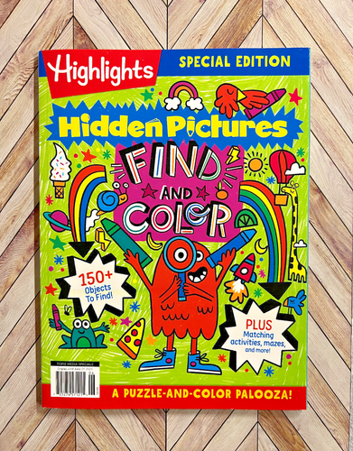 Highlights Special Edition HIDDEN PICTURES Find & Color Activity ...