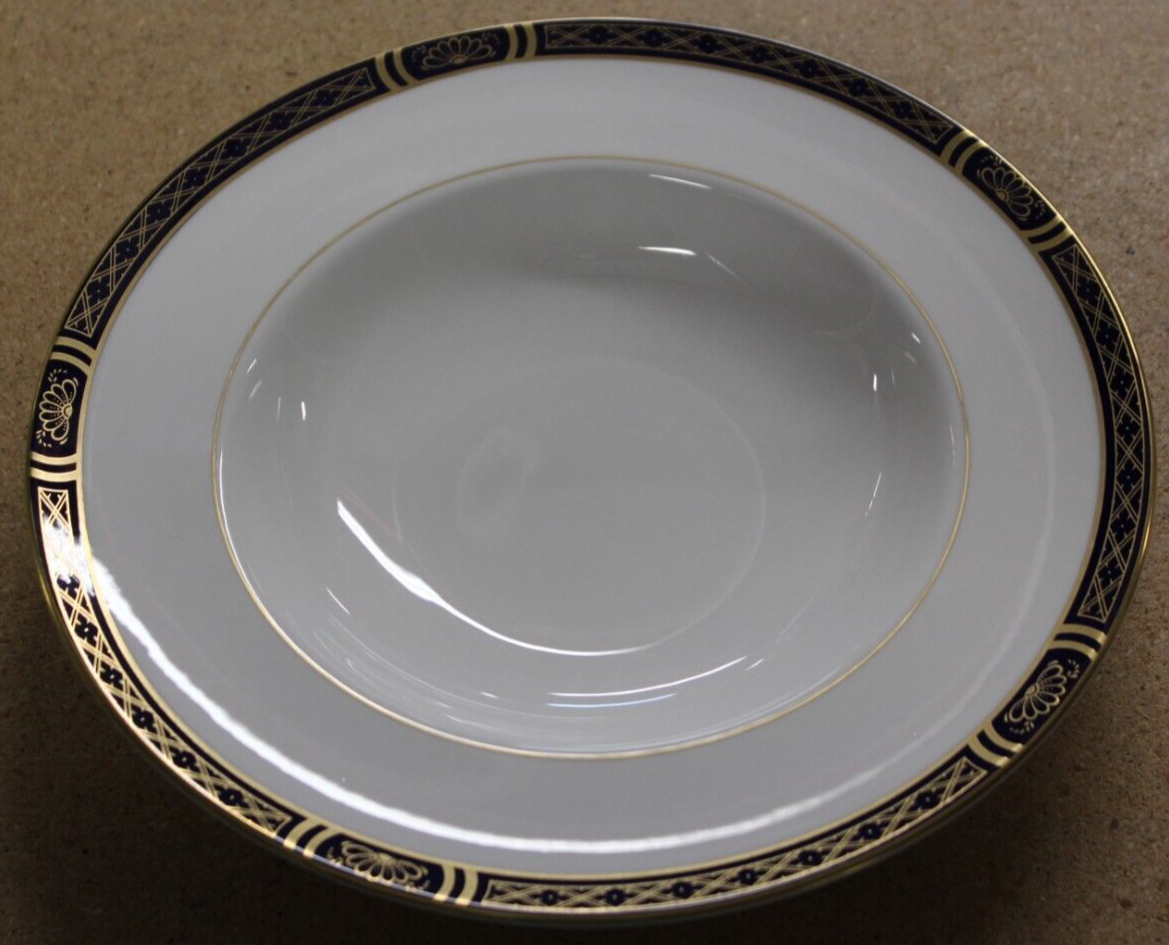 4 Royal Worcester China England Mountbatten Cobalt Blue Gold Rimmed ...