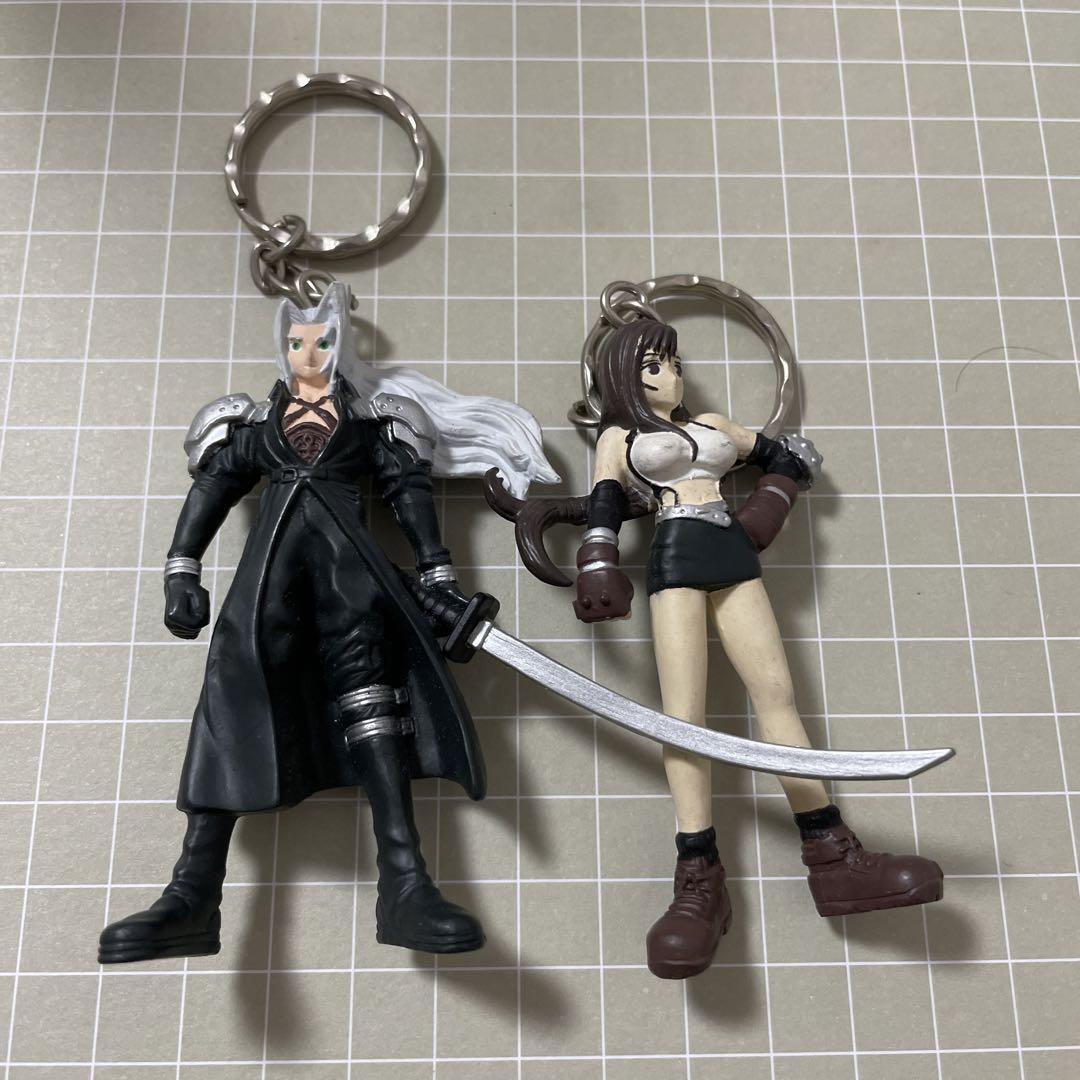 Final Fantasy 7 Sephiroth Tifa Figure Keychain | eBay