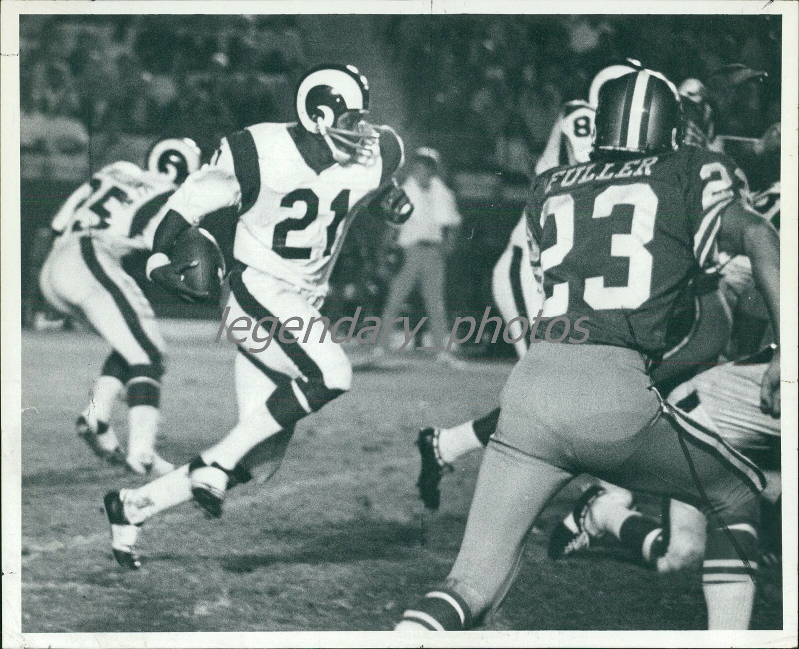 1971 Gene Howard LA Rams Cornerback Original News Service Photo | eBay