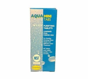 Aqua Clean Mini Purification Water Tabs | 40 Pack | 1L Ea Healthy ...