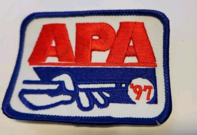 1997 APA MEMBERSHIP PATCH AMERICAN POOLPLAYERS ASSOCIATION | eBay