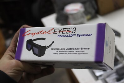 NEW StereoGraphics Crystal Eyes 3D Glasses | eBay