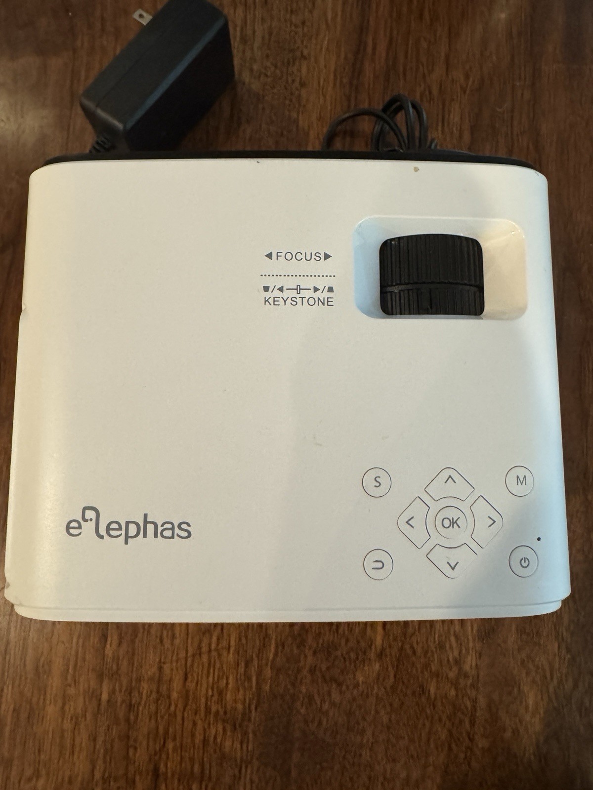 Elephas BL128 LED Mini Projector Full HD 1080P, Black/White | eBay